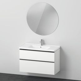 Duravit D-Neo Schrank mit Waschtisch, mit Spiegel, DE011101818,
