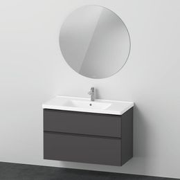 Duravit D-Neo Schrank mit Waschtisch, mit Spiegel, DE011104949,