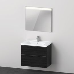 Duravit D-Neo Schrank mit Waschtisch, mit Spiegel, DE011301616,