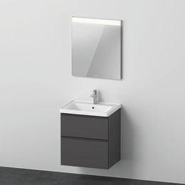 Duravit D-Neo Schrank mit Waschtisch, mit Spiegel, DE0144049490000,
