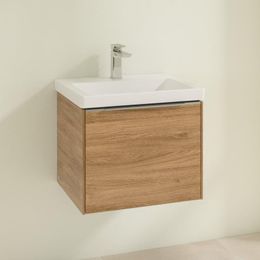 Villeroy & Boch Villeroy & Boch Subway 3.0 Schrank mit Waschtisch, 1 Auszug, 4A70F5R1+C57900RH,