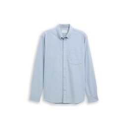 Tom Tailor Button Up Shirt male Blue size XXXL