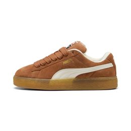 Puma Sneaker low 'Suede XL' Herren Größe 43 umbra / gold / offwhite