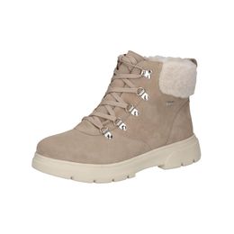 Caprice Schnürstiefelette Damen Größe 41 beige Winterschuhe
