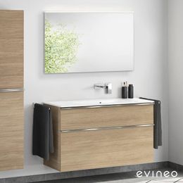 Duravit ME by Starck Schrank mit Waschtisch, mit Spiegel, 2336123260+BE0268OA+BEA012MI,