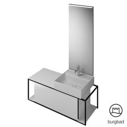 Burgbad Junit Schrank mit Waschtisch, mit Spiegel, SFLF120RF3148C0001G0175,