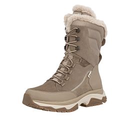 Rieker Schnürstiefel 'W3972' Damen Größe 37 beige / dunkelbeige Winterschuhe