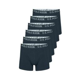 U.S. Polo Assn. Boxershorts 'Willy' Herren Gr&ouml;&szlig;e XXL saphir / wei&szlig;