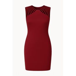 WOMAN VISION Kleid Damen Größe 38 bordeaux Winterkleid
