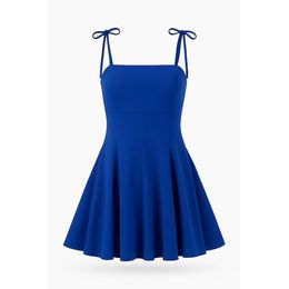 WOMAN VISION Kleid Damen Gr&ouml;&szlig;e 36 blau Winterkleid