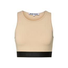 9N1M SENSE Top 'Essential' Damen Größe L beige / schwarz