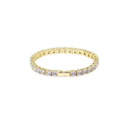 ROUGEMONT Jewellery Armband 'Funkelndes Zirkonia Tennisarmband 4mm 18cm' Damen Gr&ouml;&szlig;e 20 cm gold