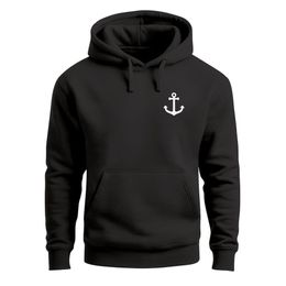 Neverless Sweatshirt 'Anker' Herren Gr&ouml;&szlig;e 4XL schwarz