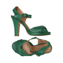 COX Sandalen Damen Gr&ouml;&szlig;e 36 Second Hand gr&uuml;n