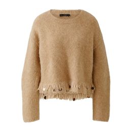 Oui Pullover Damen Größe XS beige