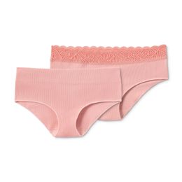 Tchibo - 2 Seamless-Pantys - Damen - Gr. M - apricot