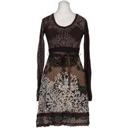 Desigual Kleid Damen Gr&ouml;&szlig;e XS Second Hand braun