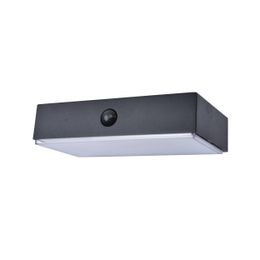 Tchibo - Oudoor LED Wandleuchte Solar - 18x10,5x4,5cm - schwarz - Kunststoff
