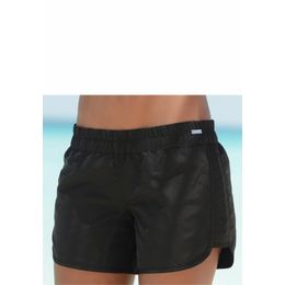 Lascana sheego Große Größen Badeshorts, schwarz, Größe 38 - Damen