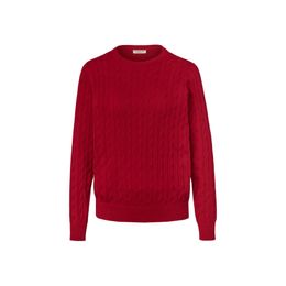 Tchibo - Zopfstrickpullover - Damen - Gr. S - rot