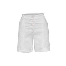 Tchibo - Leinen-Bermudashorts - Damen - Gr. 36 - wei&szlig;