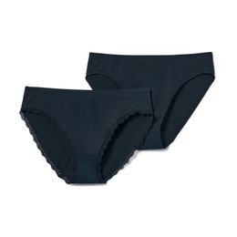 Tchibo - 2 Seamless-Slips - Damen - Gr. M - dunkelblau