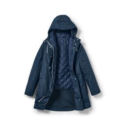 Tchibo - 3-in-1-Regenjacke - Damen - Gr. 36 - dunkelblau