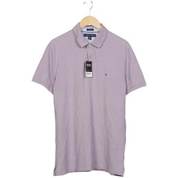 Tommy Hilfiger Poloshirt Herren Größe L Second Hand lila