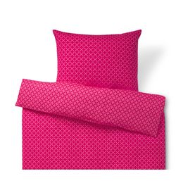 Tchibo - Microfaser-Bettw&auml;sche - rosa