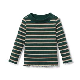 Tchibo - Rippshirt - Baby - Gr. 86/92 - wei&szlig;/gestreift