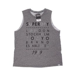 Superdry Top Damen Größe L Second Hand grau