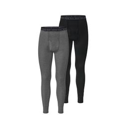 Tchibo - 2 Thermo-Funktionsunterhosen - Herren - Gr. L - anthrazit