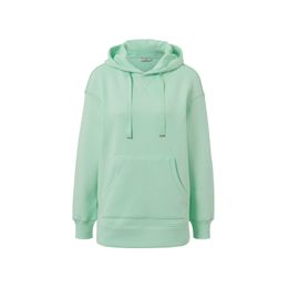 Tchibo - Langes Kapuzensweatshirt - Damen - Gr. S - mintgrün