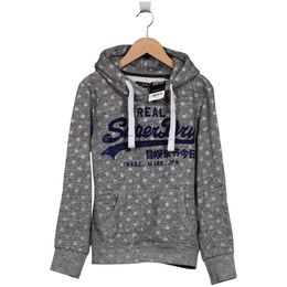 Superdry Kapuzenpullover Damen Größe M Second Hand grau