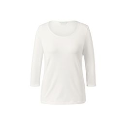Tchibo - Shirt mit 3/4-Arm - Gr. L - wei&szlig;