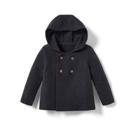 Tchibo - Baby-Strickjacke - Baby - Gr. 86/92 - dunkelgrau