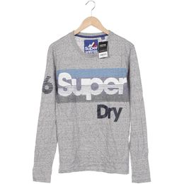Superdry Langarmshirt Herren Größe M Second Hand grau