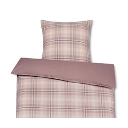 Tchibo - Flanell-Bettwäsche - rosa