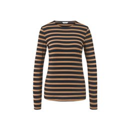 Tchibo - Gestreiftes Langarmshirt - Damen - Gr. M - schwarz/gestreift