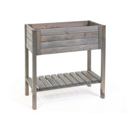 Tchibo - Hochbeet ca. 79 x 79 x 39 cm - 79x39x79cm - grau - Holz