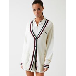 Guess Strickjacke Damen Größe XL creme / tanne / rot