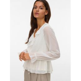 V&eacute;ro Moda VERO MODA Bluse 'VMDORA' Damen Gr&ouml;&szlig;e L wei&szlig;