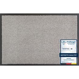 Fu&szlig;matte ANDIAMO "Verdi, Made in Netherlands", silber, B:60cm H:6mm L:180cm, Kunstfaser, Teppiche, Schmutzfangl&auml;ufer, Schmutzfangmatte, Eingangsmatte, rutschfest, strapazierf&auml;hig
