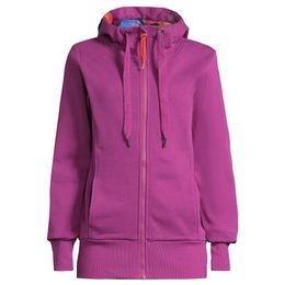 Salzhaut Zip-Up Hoodie 'Schandarm' female Purple size XXL