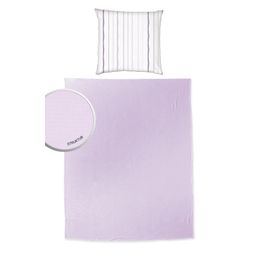 Bettwäsche Primera "Baumwolle Sommer-Set", lila, B/L: 150cm x 220cm, 1 Stk., 1 Stk., Renforcé, B/L: 80cm x 80cm, 2 Stk., Renforcé, Obermaterial: 100% Baumwolle, Bettwäsche, mit sanften Farbtönen