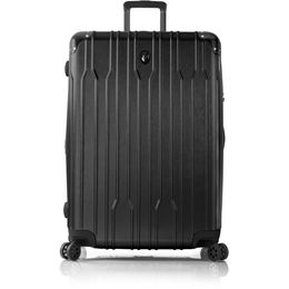 Hartschalen-Trolley Heys "Xtrak, in verschiedenen Farben und Größen", Gr. B/H/T: 53cm x 76cm x 30cm 127 l, schwarz, Polycarbonat-Verbundwerkstoff, festlich, Koffer, Heys x Joachim Llambi Handgepäck-Koffer TSA Schloss Volumenerweiterung