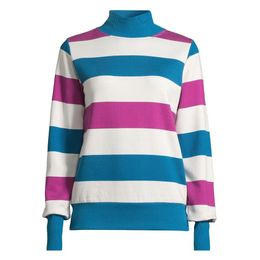salzhaut Pullover 'Redd' Damen Größe L blau / lila / offwhite