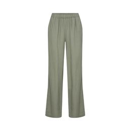 Chinohose Levete Room "Levete Room Trousers LR-NAJA 7", Damen, Gr. L, Normalgrößen, l794, schwarz moss, Obermaterial: 55% Leinen, 45% Viskose, Hosen