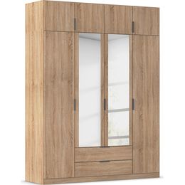 Kleiderschrank Rauch "Drehtürenschrank Schrank Garderobe Ankleide Schlafzimmer LAGOA", eiche sonoma, B:181cm H:235cm T:54cm, Holzwerkstoff, Schränke, geräumige Schubladen, 3 Breiten, optional mit Aufsatz MADE IN GERMANY