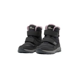 Winterboots Jack Wolfskin "POLAR BEAR-G TEXAPORE MID VC K", Damen, Gr. 30, phantom, Synthetik, Textil, Schuhe, Snowboots, Winterstiefel, Winterschuhe, wasserdicht & gefüttert